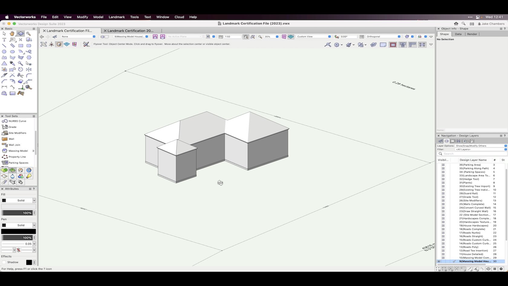 MASSING MODEL - CREATE A MASSING MODEL WITH A ROOF | Vectorworks University